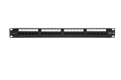 Wirewerks Patch Panel - 24 Port - CAT5E - Loaded – Ziestech ...