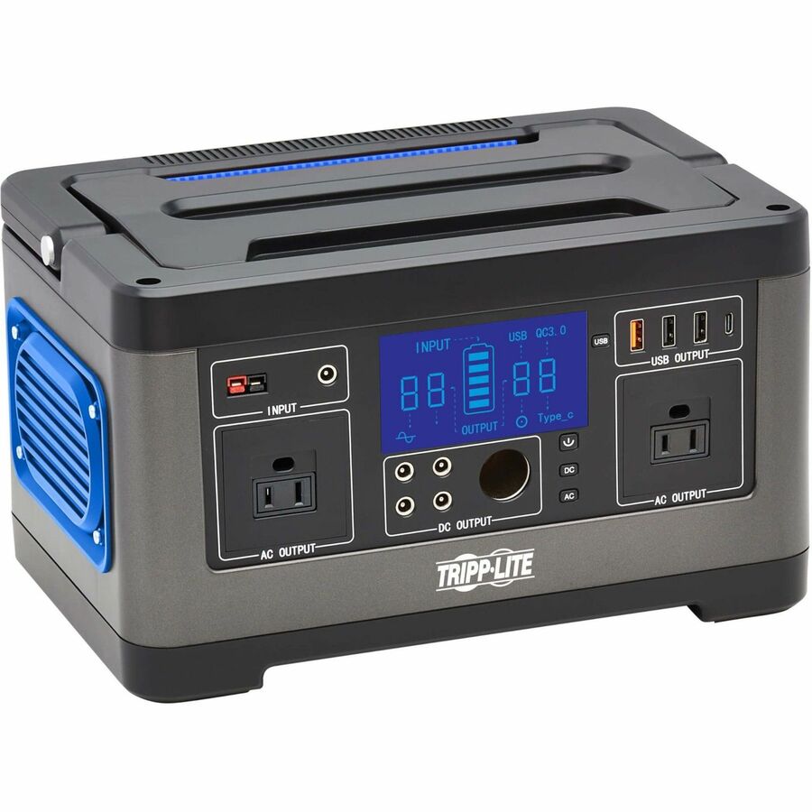 Tripp Lite by Eaton Portable Power Station - 500W, Lithium-Ion (NMC ...