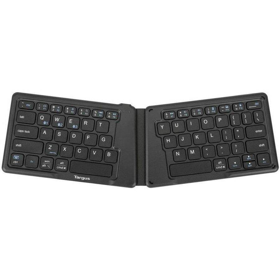 Targus Ergonomic Foldable Bluetooth Antimicrobial Keyboard AKF003US ...