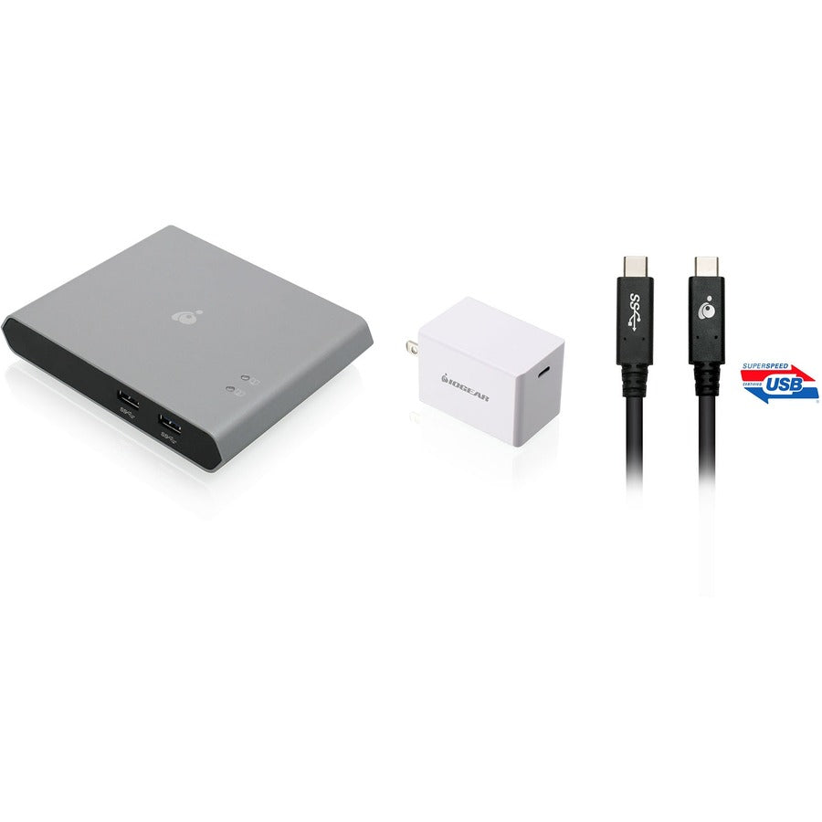 IOGEAR Access Pro 2-Port USB-C KVM Switch with Power Adapter KIT (TAA ...